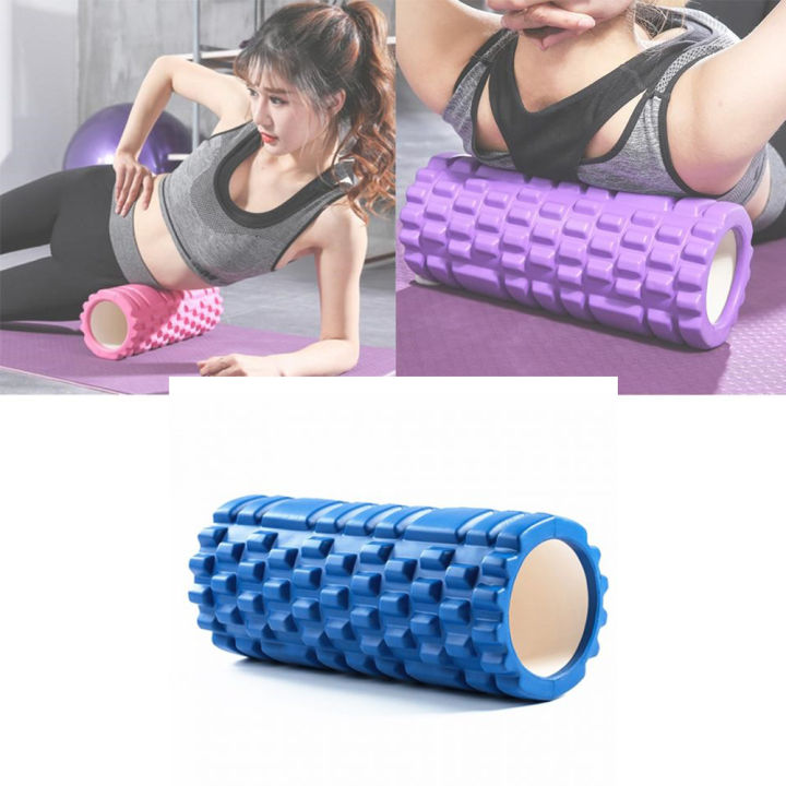 EVA Hollow Yoga Column Fitness Pilates Yoga Foam Roller blocks Train ...