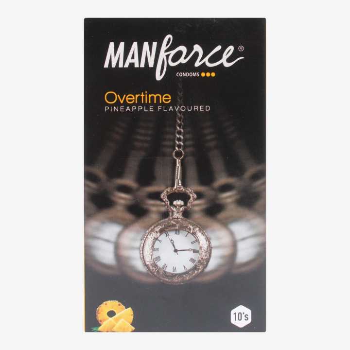 Manforce Overtime Pineapple Flavored Condom 10 Pcs | Daraz.com.np