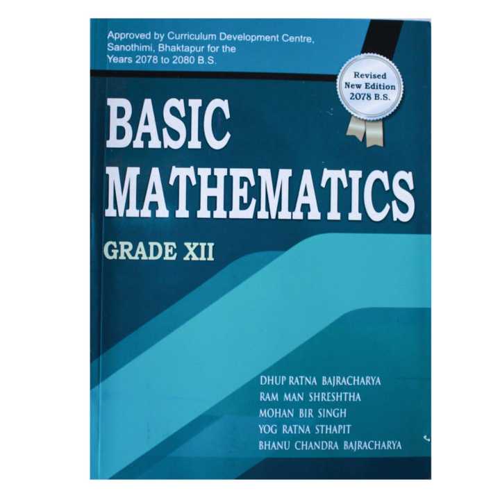 Basic Mathematics Grade XII Sukunda Publication | Daraz.com.np