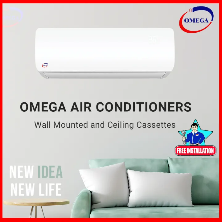Omega 1 ton Non-Inverter Wall Mounted Air Conditioner | AUS-12H53AA7 ...