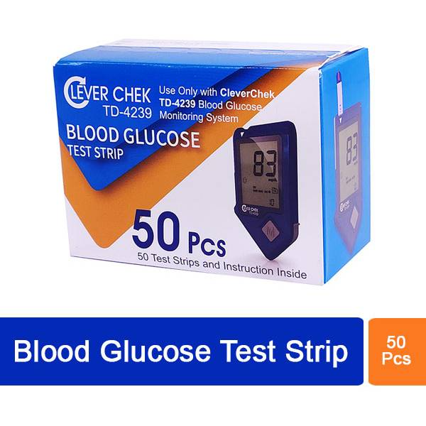 Clever Check Blood Glucose Test Strip 50's | Daraz.com.np