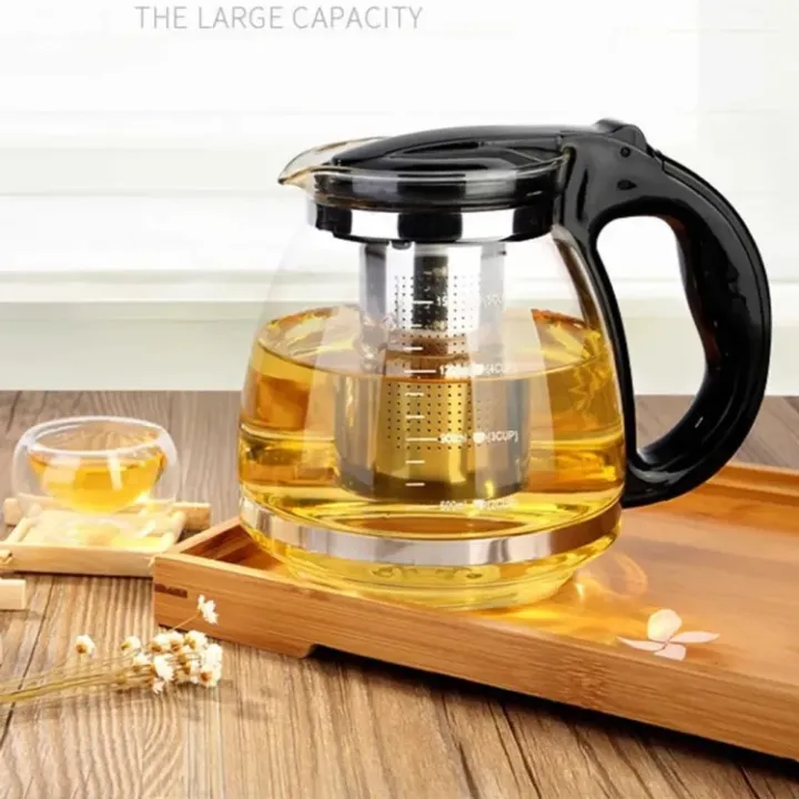 Glass Teapot Tea Strainer Tea Maker Teapot Glass Jug 100ml Stainless ...