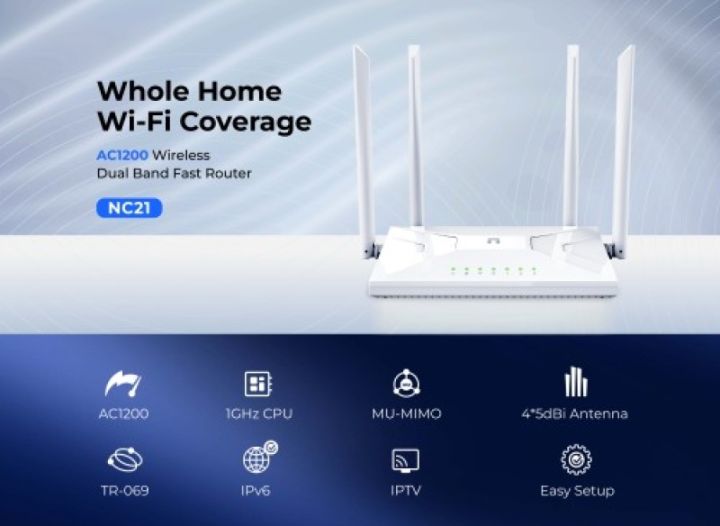Netis. NC21 AC1200 Wireless Dual Band Router | Daraz.com.np