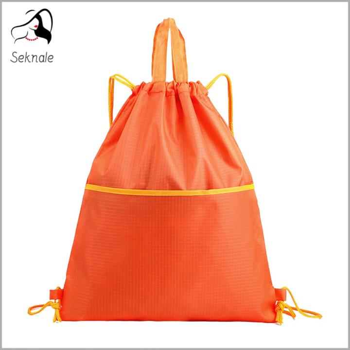 Travel Bag Packable Water-resistant Drawstring Bucket Bag | Daraz.com.np