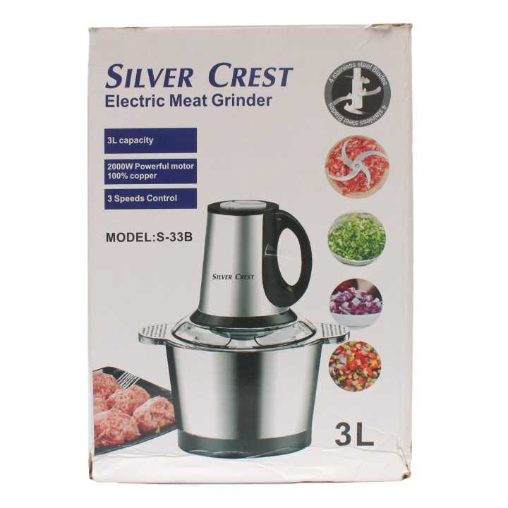 Silver Crest Electric Meat Grinder 3L Capacity 2000W 100% Copper | Daraz.com.np