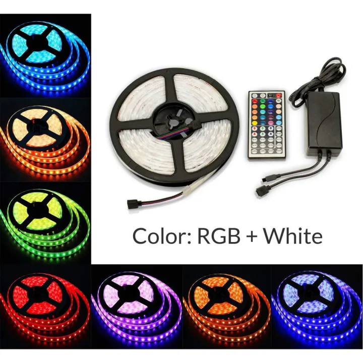 5M Strip Multicolored Led Strip Lights USB Powered With Remote ...
