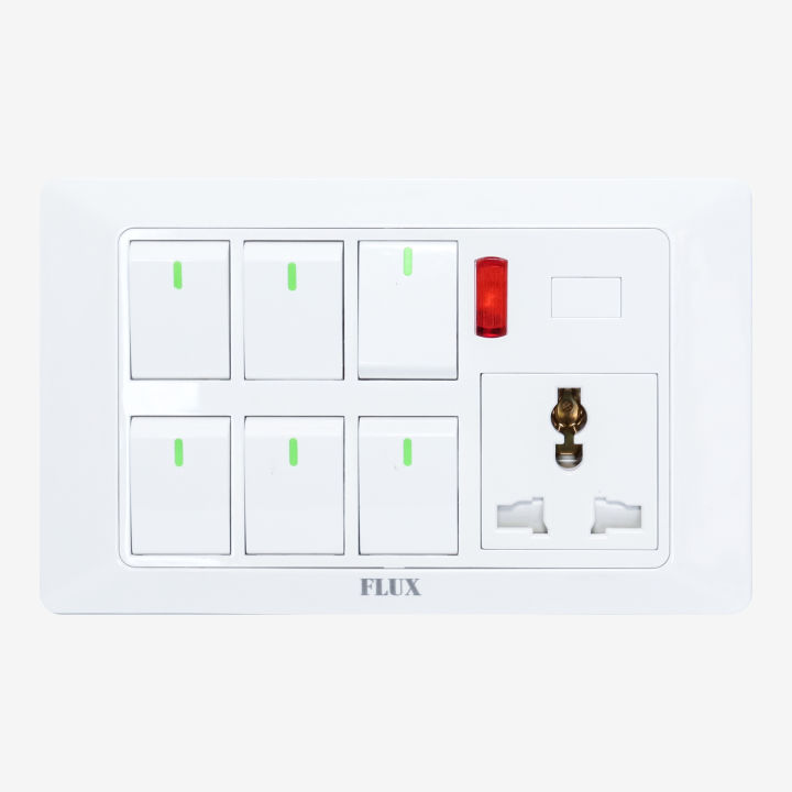 Power Socket 6 Gang 3 Pin Socket | Daraz.com.np