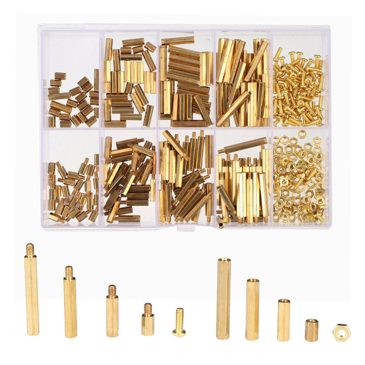 0 pieces hex combination kit head brass pacing double threaded upport ...