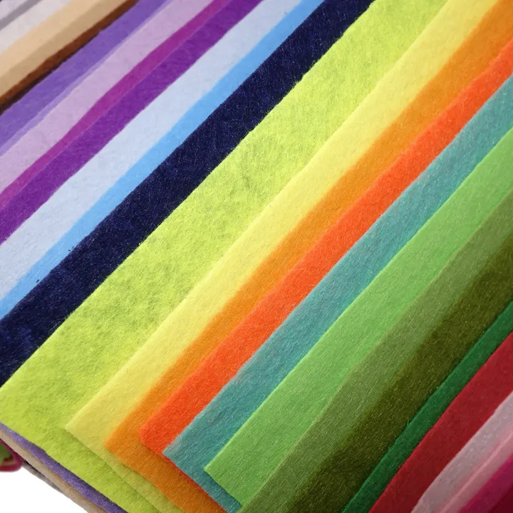 Multi ColorS Felt For Children's Clip Doll DIY Quilted Sewing Process ...