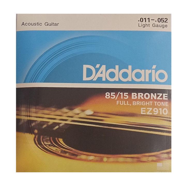 EZ910 Acoustic Guitar String 11 Gauge | Light Gauge Acoustic Guitar ...