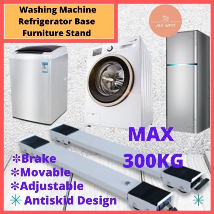 2 Pcs Drum Refrigerator Mobile Base Stand Bracket Multi-function ...