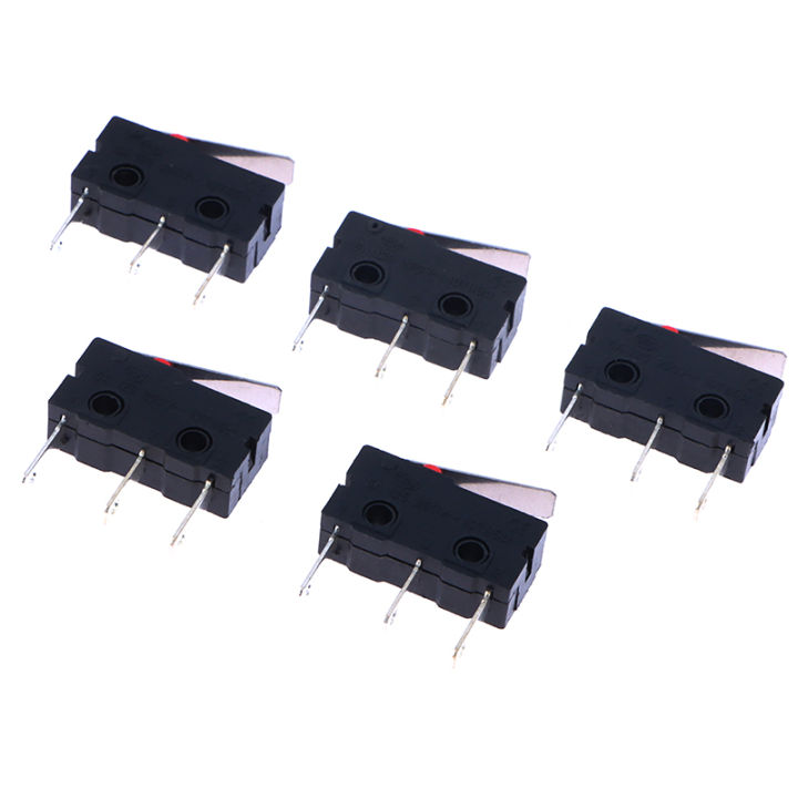 5PCS Long Foot Micro Switch 3Pin NO/NC Mini Limit Switch 5A 250VAC KW12 Snap Action Push Micro ...