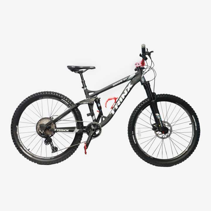 Black Color Trinx Brave 3.0 Full Suspension Bike | Daraz.com.np
