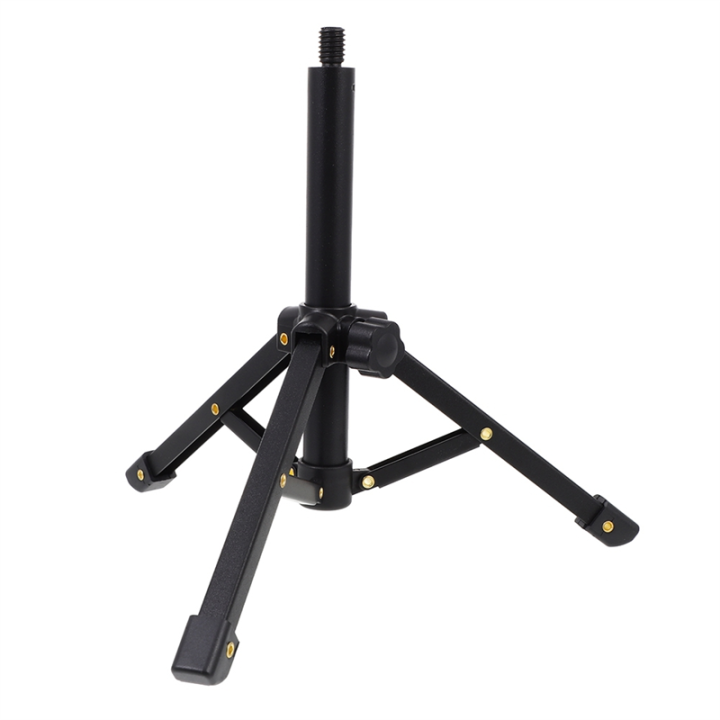 ARELENE Portable Microphone Stand Desktop 3/8 Tripod Table Stand ...