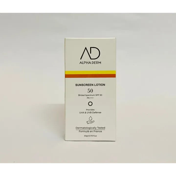Alpha Derm Sunscreen Lotion Spf 50, 50 Gm | Daraz.com.np