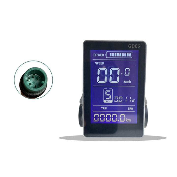 Ebike Display LCD GD06 Large Vertical Screen for JIANNUO Controller ...