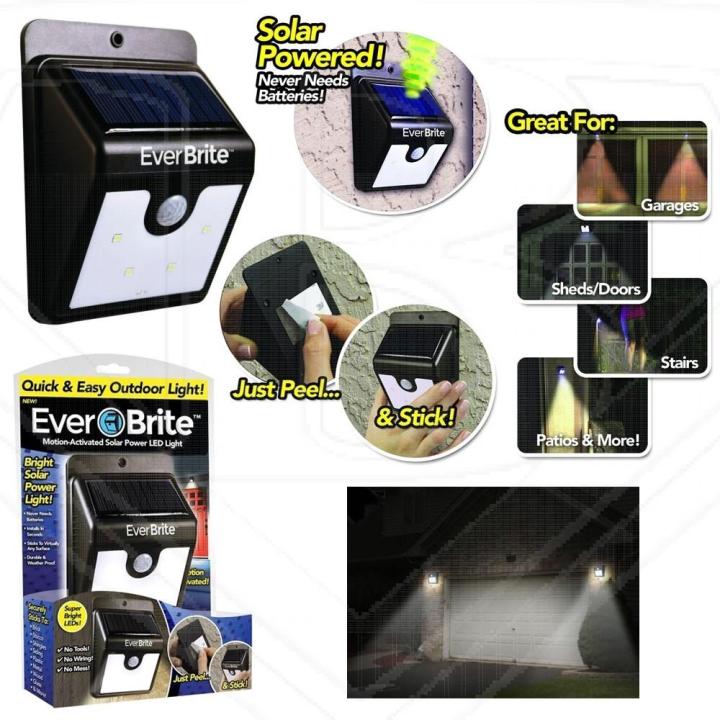 Everbrite Motion-Activated Solar Power Led Light | Daraz.com.np