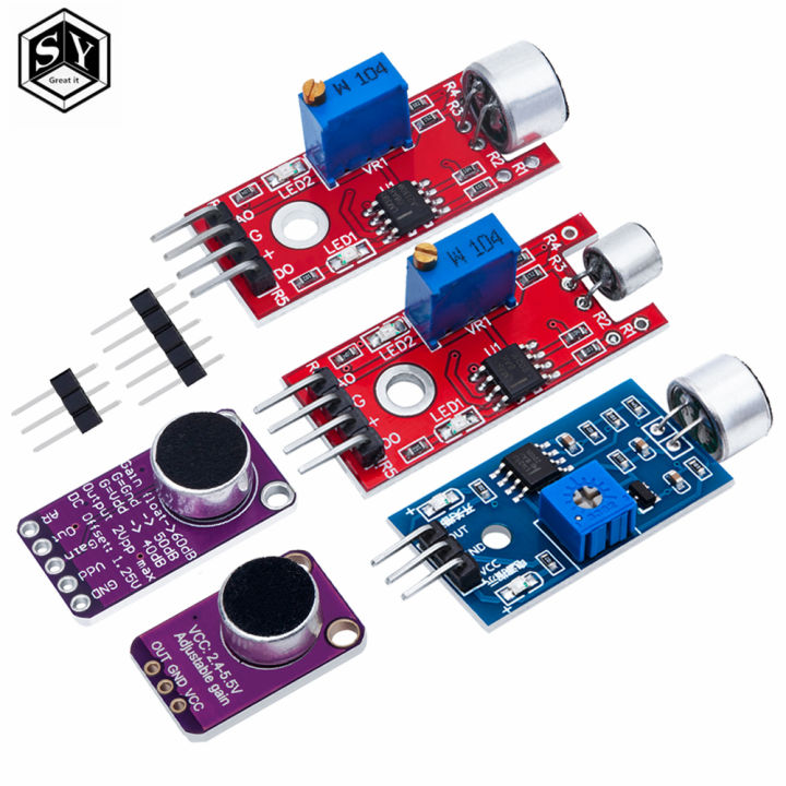 Selling Sound sensor module sound control sensor MAX4466 MAX9814switch ...