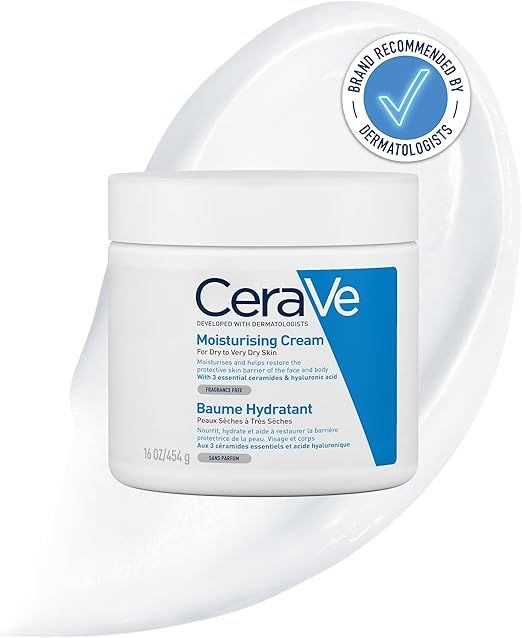 Cera V Moisturizing Cream with Hyaluronic Acid & 3 Ceramides - 454g for ...