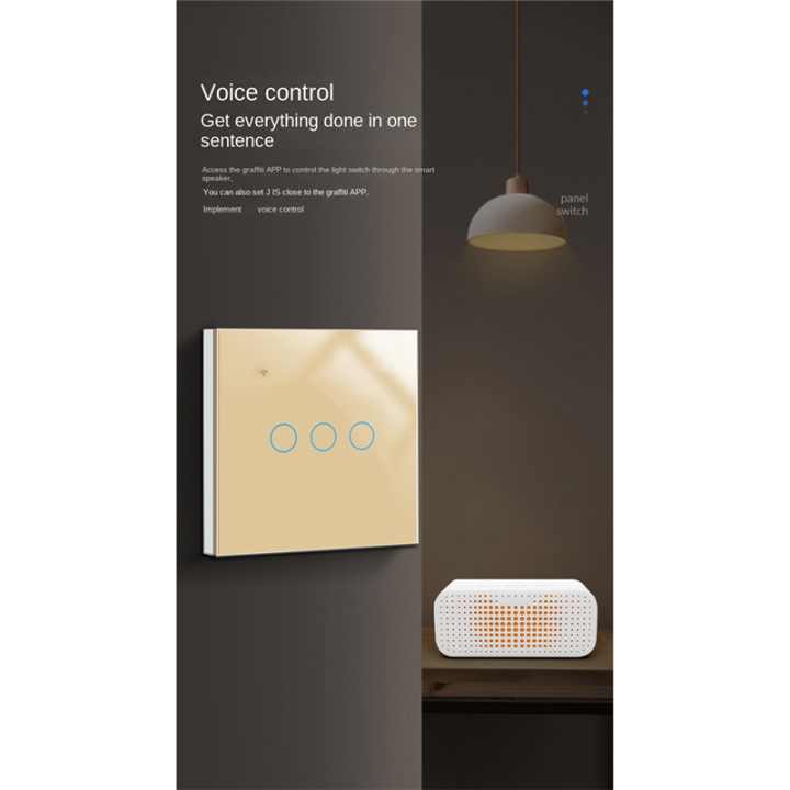 Tuya Zigbee Smart Switch Touch Light Switch Intelligent Control Switch ...