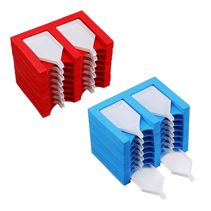 2 Set 16 Slots Tray Organizer Accessories Tray Tools, Red & Blue ...