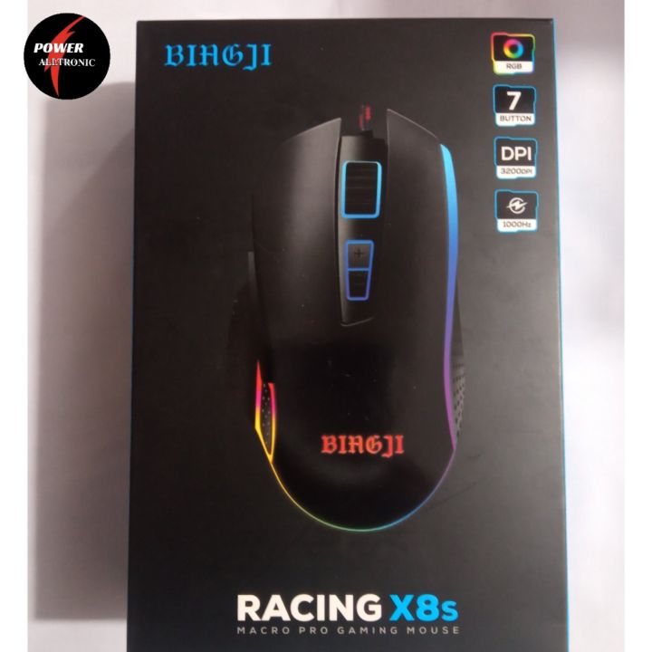 Biagji Racing X8S RGB Gaming Mouse - 7 Buttons, 3200 Dpi | Daraz.com.np