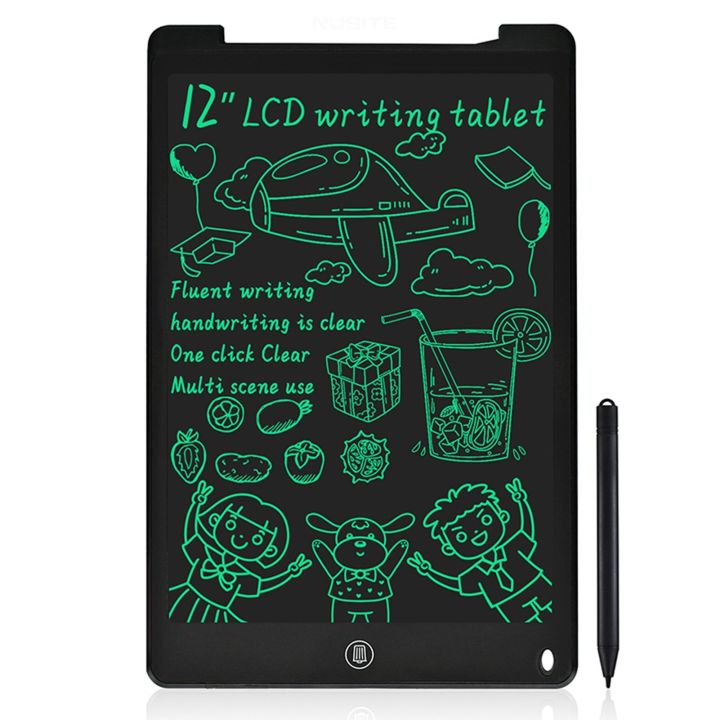 LCD Writing Pad 12 inch Monochrome Touch Pink | Daraz.com.np