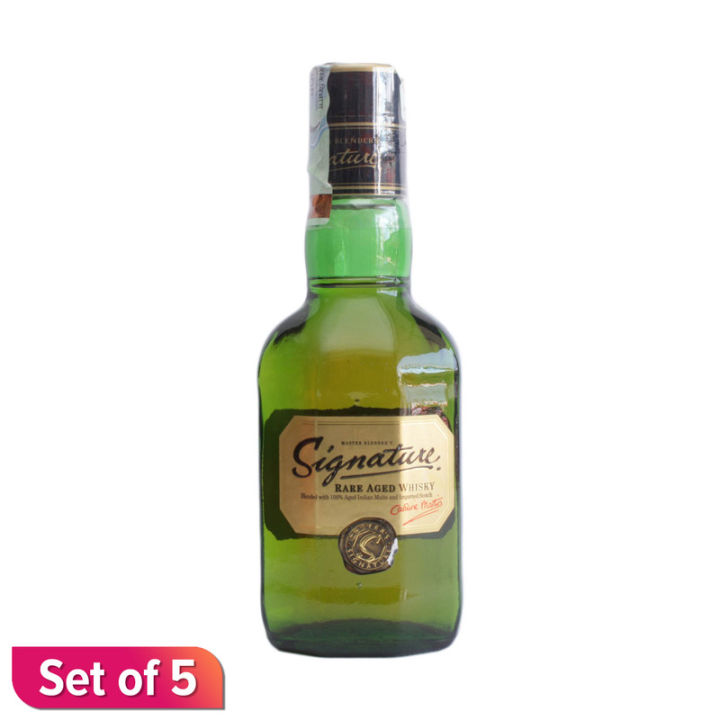 Signature Rare Aged Whisky 180ml Set of 5 | Daraz.com.np