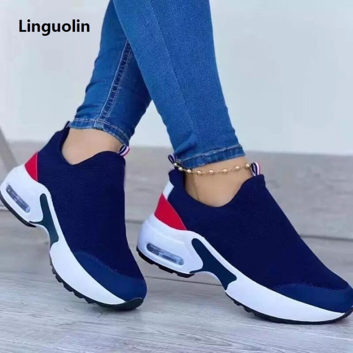 Linguolin Summer Women Shoes Platform Casual Mesh Breathable Sneakers ...
