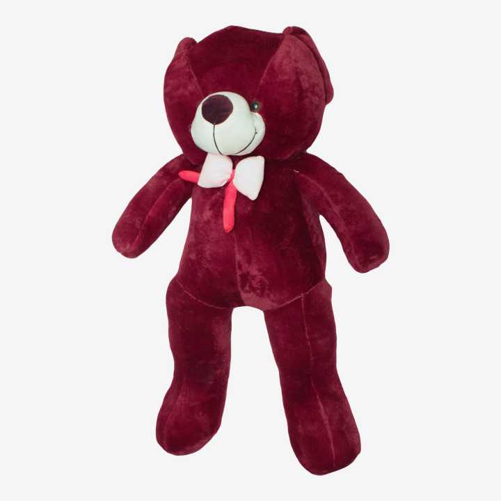 Maroon Color Light Fleech Soft Teddy BearDoll 7ft | Daraz.com.np