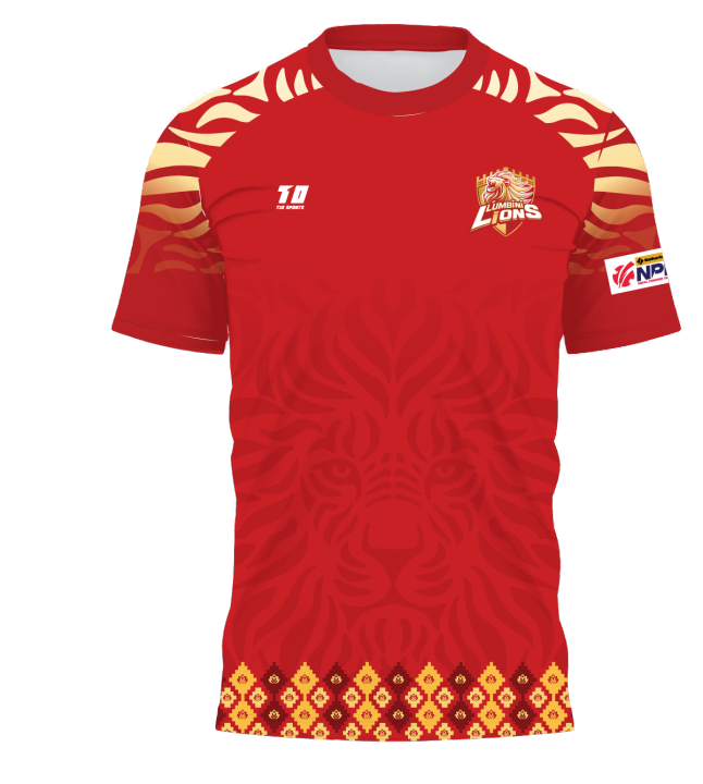 Lumbini Lions Official Jersey | NPL Jersey 2025 | Daraz.com.np