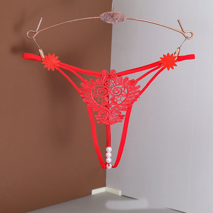 Embroidery low-Waisted Pearl G String Thongs | Daraz.com.np