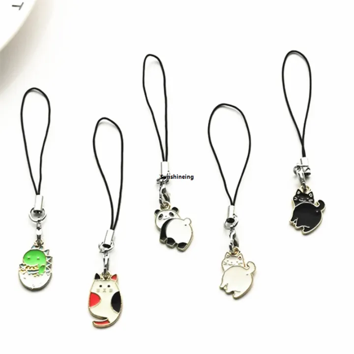 Rope Key Mobile Phone Lanyard Charm Mobile Phone Panda Cartoon Cute New ...