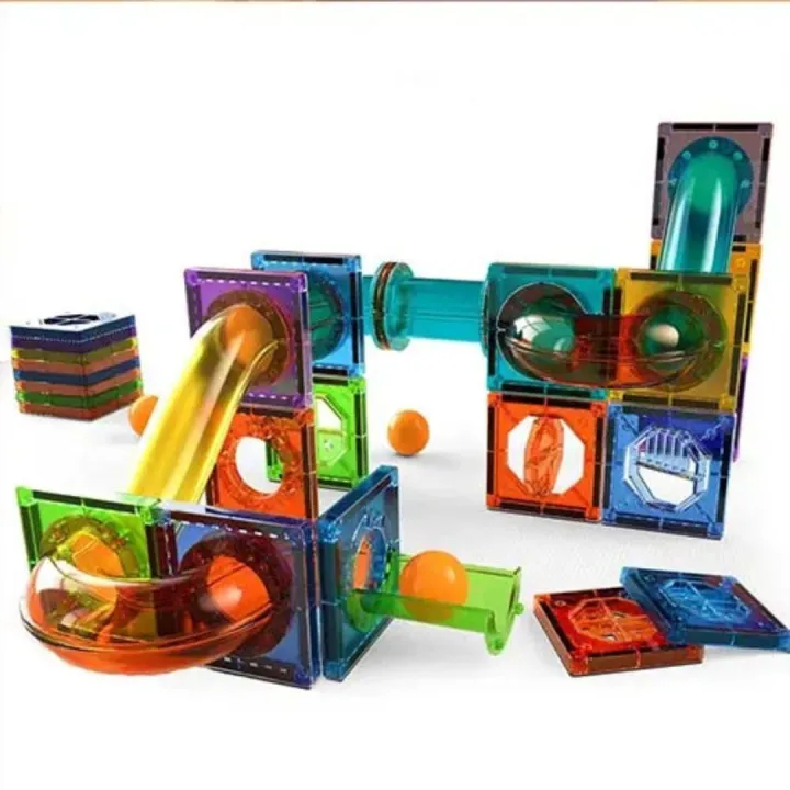 45pcs Creative Magnetic World Assembly Building Block Send storage bag ...