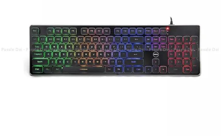 DELL Multimedia Polychromatic Soft Keystroke Backlit Quiet Gaming RGB ...