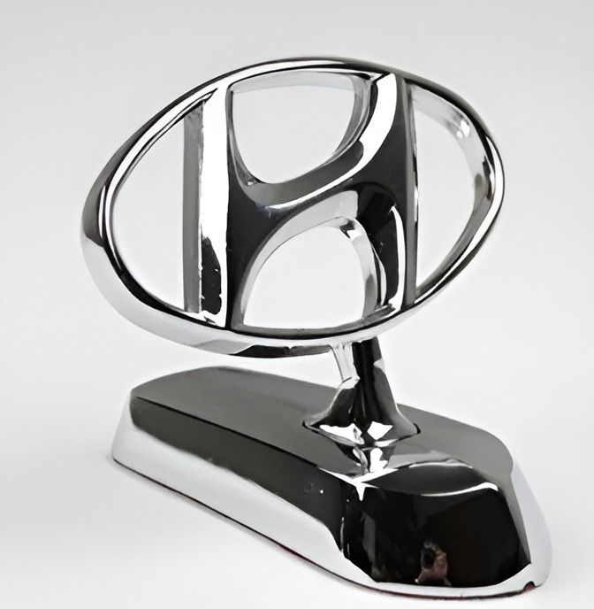Hyundai Bonnet Logo For All Hyundai Cars | Daraz.com.np
