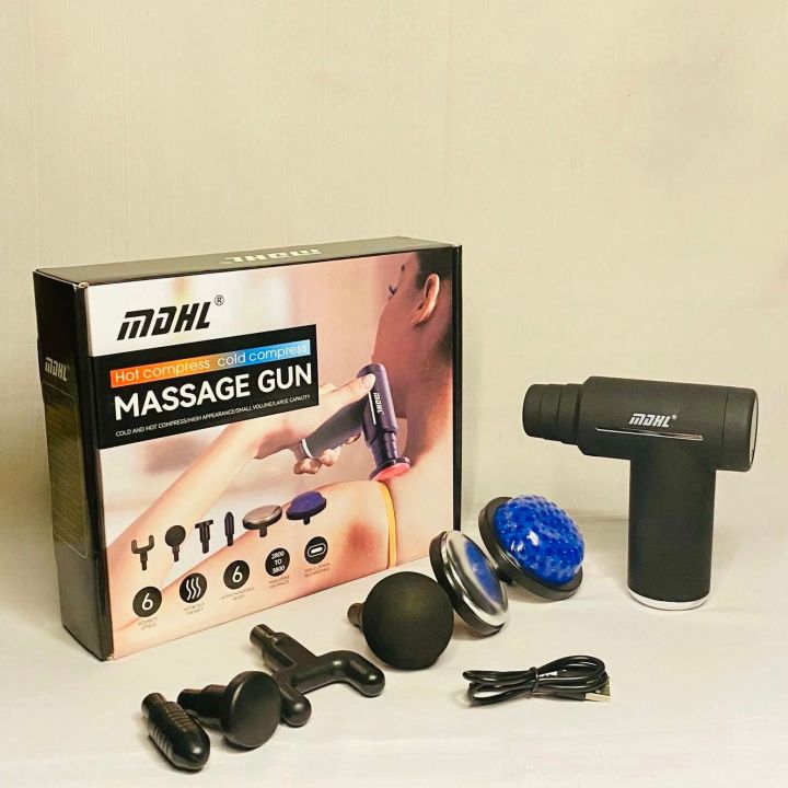 Massage Gun by mdhl / 6 Gear Hot/Cold Therapy,Best for body builders ...