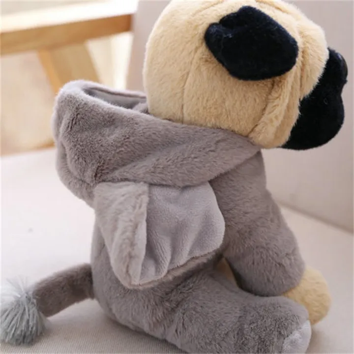 Puppy Pet Toy Stuffed Animals Pug Dog Plush Toys Cosplay Dinosaur Lion ...