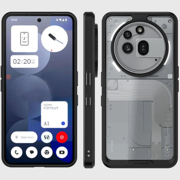 Protective Clear Case For Nothing 3A Pro Anti Yellowing Cover By ...