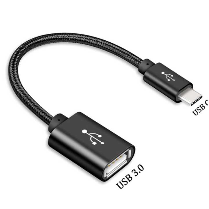Micro Usb Type C Otg Data Cable For Otg Enabled Type C Devices | Daraz ...