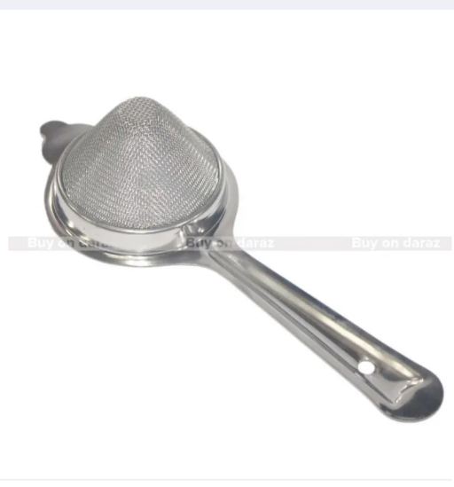 White Double Jali Tea Stainer | Daraz.com.np