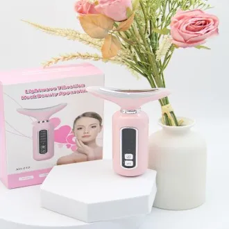 Generic Lightwave Vibration Neck Beauty Apparatus - Pink, Plastic, Neck ...