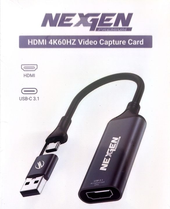 Nexgen Video Capture Card Hdmi 4k 60Hz Support | Daraz.com.np