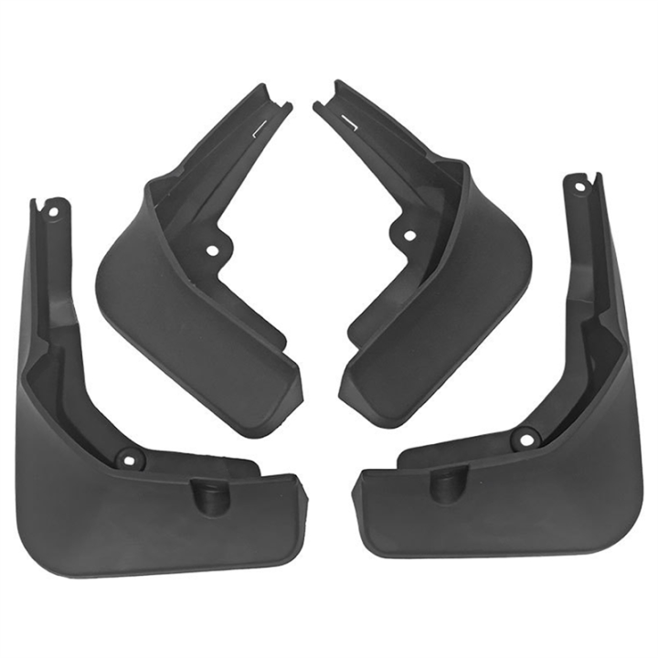 4PCS Front Rear Mudguards Car Front Rear Mudguards Splash Guards ...