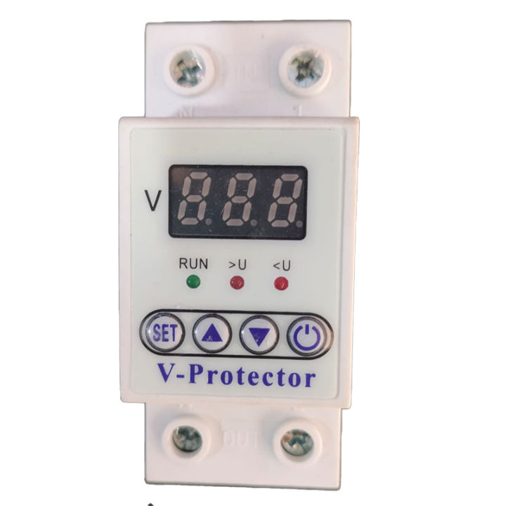 Adjustable Over Under Voltage Protector Relay Protection Breaker ...