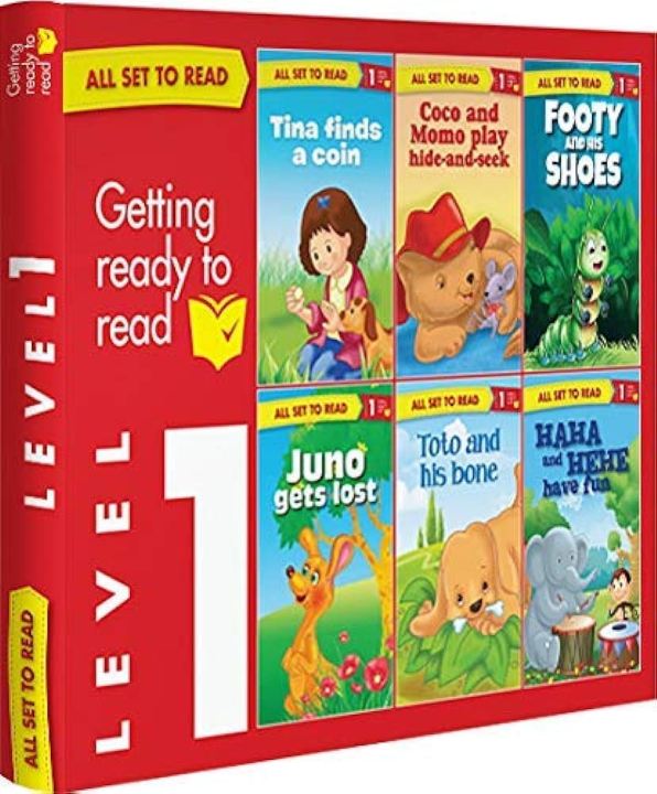 Getting Ready To Read Level 1 - Combo Set Of Six Story Books | Daraz.com.np