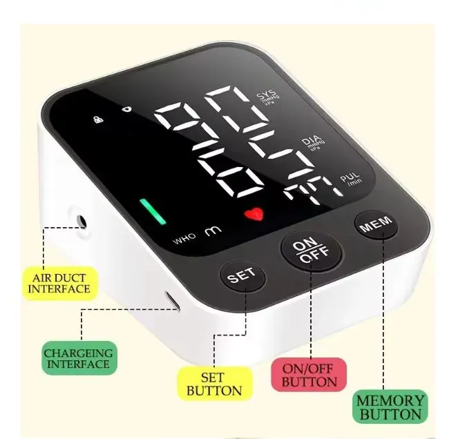 BLOOD PRESSURE MONITOR - LED BRIGHTER SCREEN | Daraz.com.np