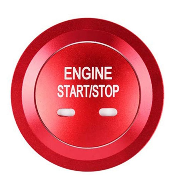 JAERBEE Ignition Button Decals for Push Start Stop Stickers Caps Covers ...