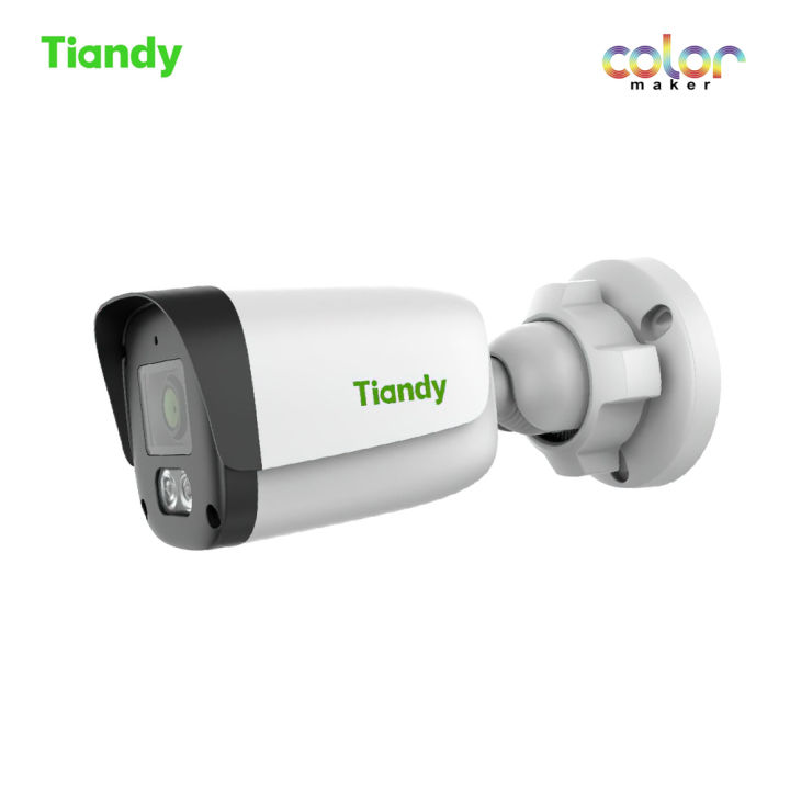 Tiandy 2MP Fixed Bullet Color Maker CC Camera POE Powered TC-C32QN IP ...