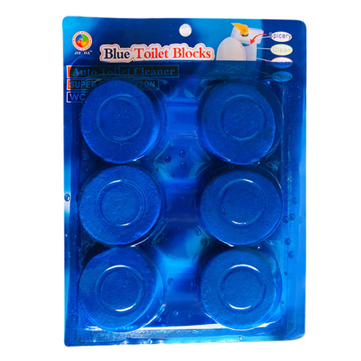 6Pcs Toilet Cleaner Ball Powerful Automatic Flush Toilet Bowl ...